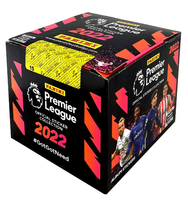 Panini Premier League 2022 Figurine - Scatola da 50 bustine, Stickerpoint