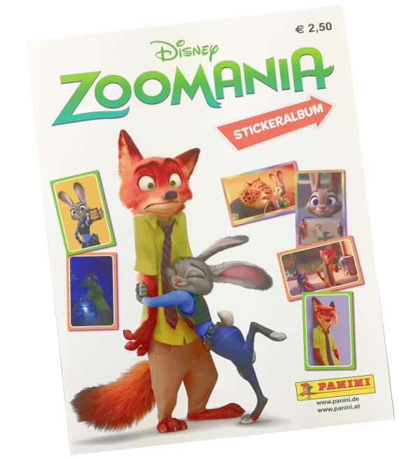 Panini Zootropolis figurine - Album tedesco, Stickerpoint