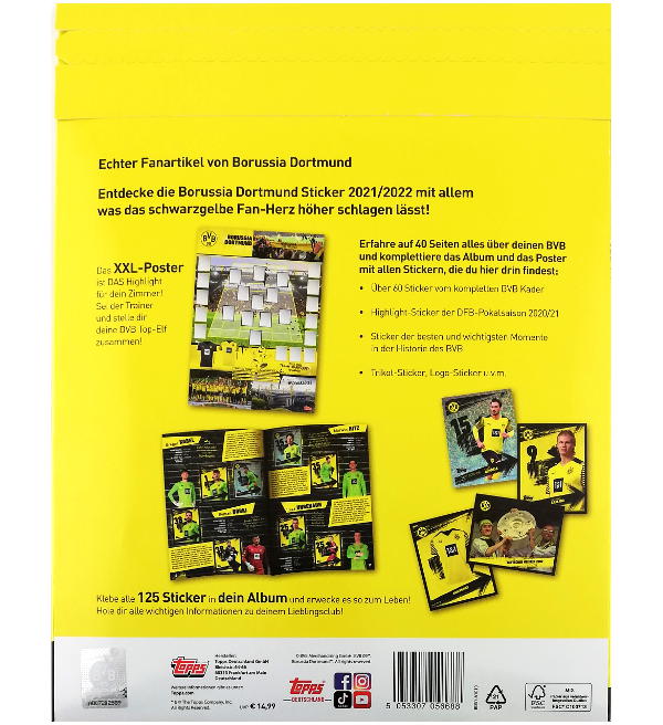 Topps BVB Borussia Dortmund Sticker-Set 2021/22, Stickerpoint