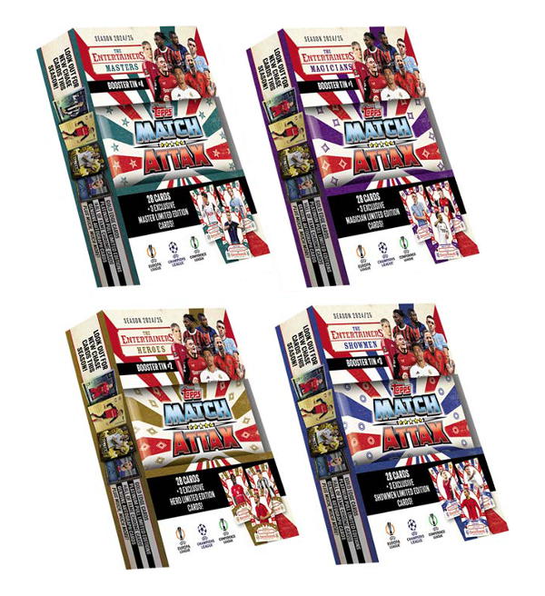 Topps UCC Champions League Match Attax 2024/25 - Booster Tin Set ...
